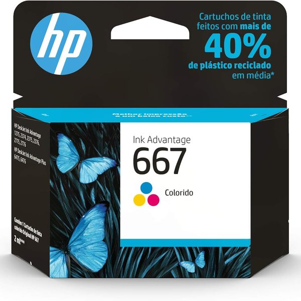 Cartucho de Tinta HP 667 Color